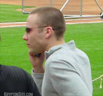 Michael Rosenbaum at 5/7/03 Reds Game - Gallery