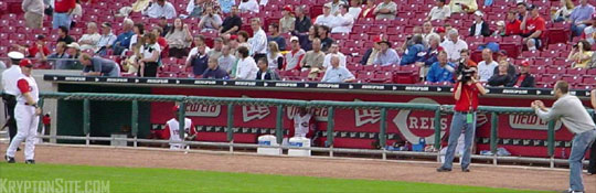 Michael Rosenbaum at 5/7/03 Reds Game - Gallery
