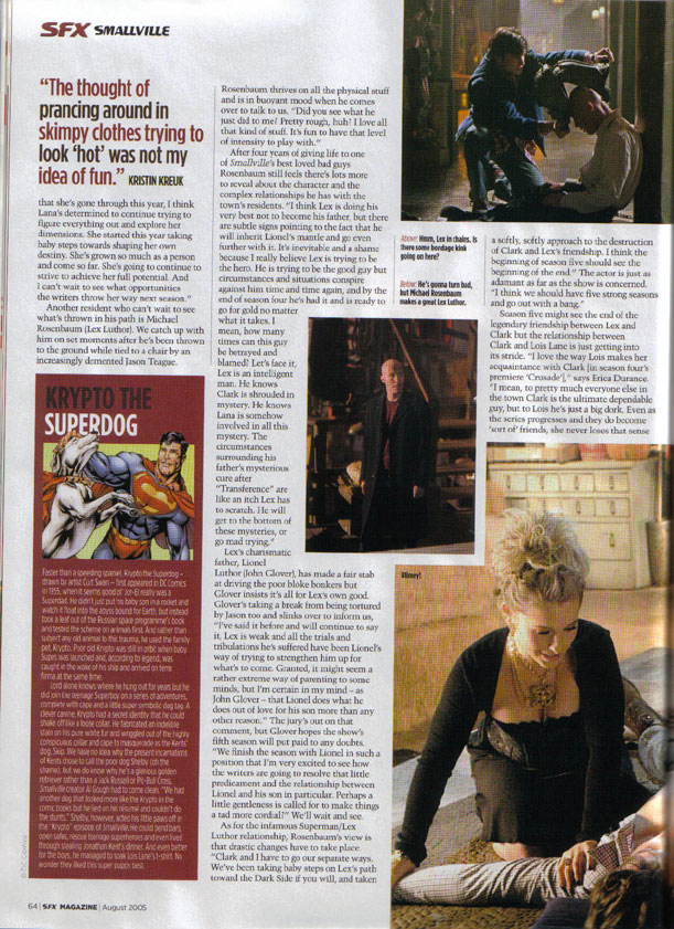 KryptonSite: Smallville in SFX #133